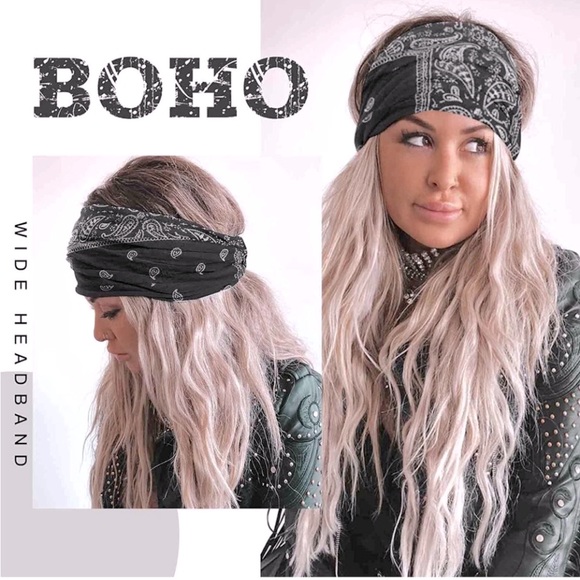 Private Label | Accessories | Boho Bandanna Head Wrap | Poshmark